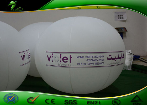 PVC Inflatable Helium Sky Ball / Large Inflatable Advertising Balloon For Outdoor Use