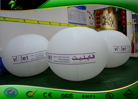 PVC Inflatable Helium Sky Ball / Large Inflatable Advertising Balloon For Outdoor Use