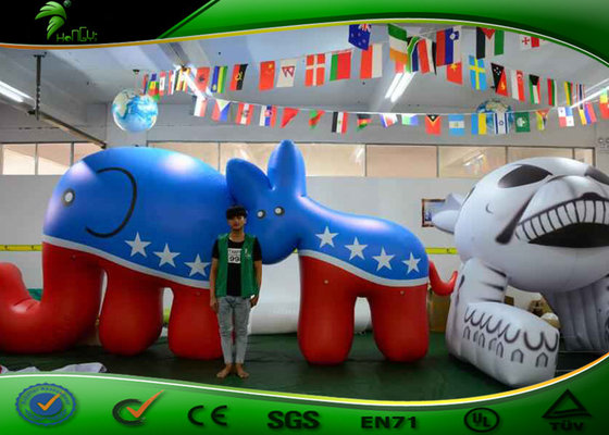Inflatable Cartoon Characters / Customized Giant Lovely Inflatable Elephant Toy / Cool Inflatable Animal For Event