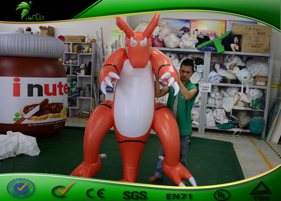 Inflatable Cartoon Characters , Superior PVC Inflatable Pantone Dragon Cartoon , Standing Inflatable Dragon For Events