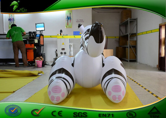 PVC Inflatable Tiger Cartoon Characters / Inflatable Animal For Decoration