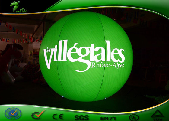 Large Advertising Inflatable Lighting Decoration Flying Helium Balloon PVC Material