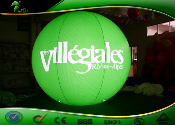Large Advertising Inflatable Lighting Decoration Flying Helium Balloon PVC Material