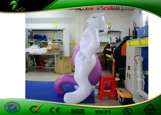 Inflatable Cartoon Characters , 2m Tall Inflatable Character Mewtwo , Superior PVC Inflatable Mewtwo For Events