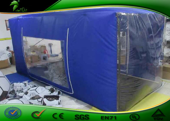 4m Blue Outdoor Camping Folding Canopy Tent Fashion Wind Resistant For Advertising