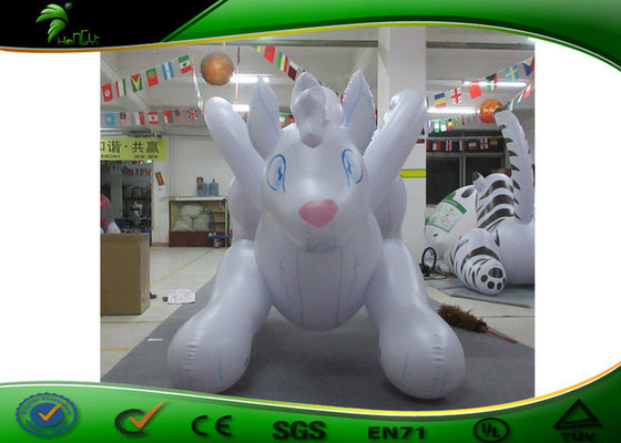 Inflatable Cartoon Characters , Superior PVC Inflatable Dragon Cartoon , 2m Tall Inflatable White PVC Dragon For Events