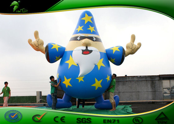 Magician Model Customized Inflatable Cartoon Characters For Advertisment