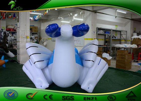 Custom Inflatable Cartoon Characters / Inflatable Animal​ Dragon Toys Blue
