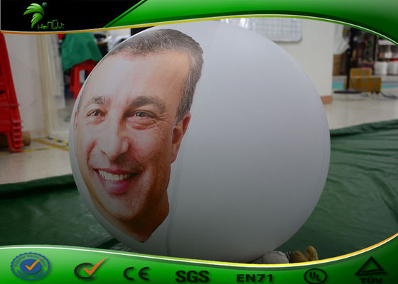 Promotional Inflatable Advertising Balloon Printing With Smile Head Profiles