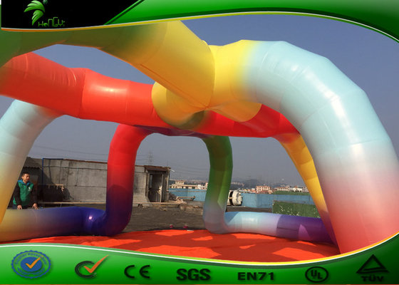 Colorful Customized Large Inflatable Garden Tent PVC For Exhibition Display