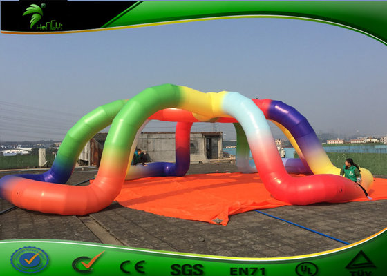 Colorful Customized Large Inflatable Garden Tent PVC For Exhibition Display