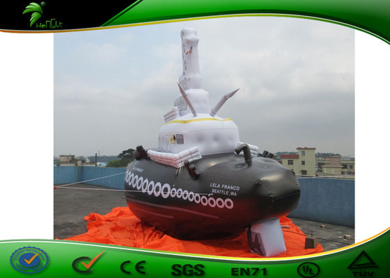 4.5M Long Customized Inflatable Boat , Giant Inflatable Tug Boat For Water Display