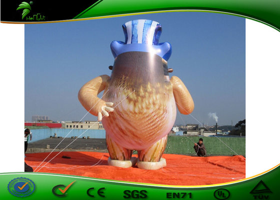 Giant Inflatable Cartoon Characters Advertising Inflatable Grandpa Snowman