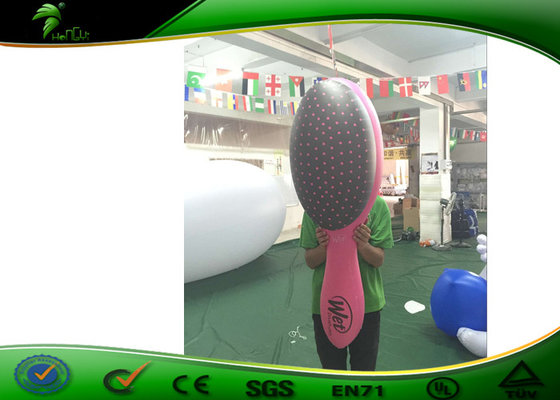 Durable Inflatable Pink Brush / Inflatable Shapes PVC 0.18mm For Advertising