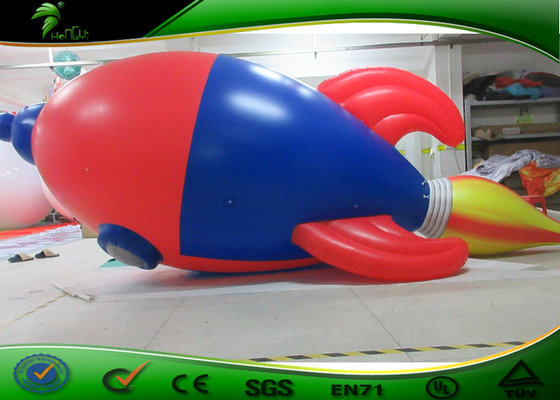 Outdoor Inflatable Airship Change Color / 3m Long Inflatable Balloon For Advertising