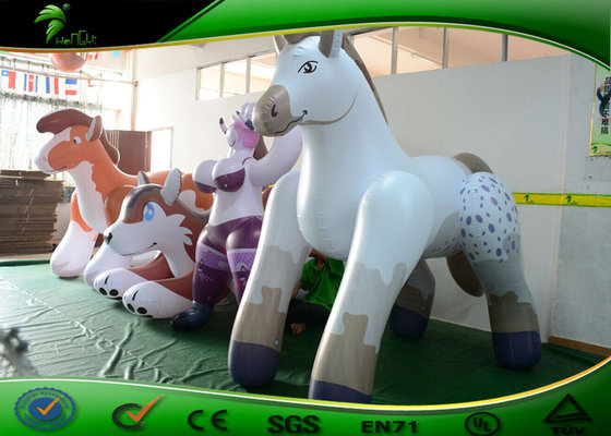 Inflatable Husky Dog / Pony Horse / Inflatable Sexy Girl Animal Cartoon Characters