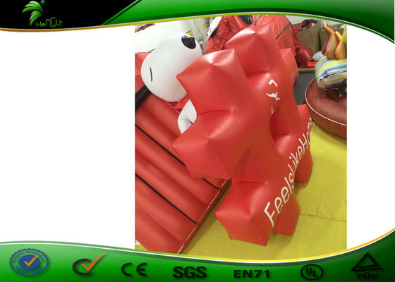 Lovely Red Interesting Inflatable Advertising Balloons PVC Giant Inflatable Letters