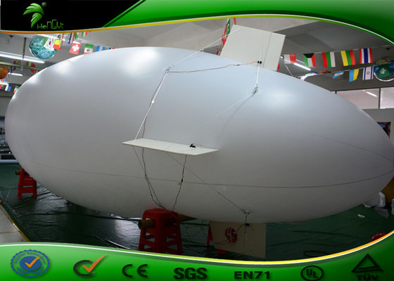 Large Inflatable Advertising Blimps 0.18mm Pvc Inflatable Airplane / Airship