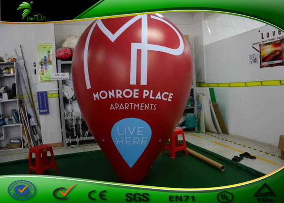 Customized Helium Inflatable Advertising Balloon Durable 1m - 6m ROHS Approval
