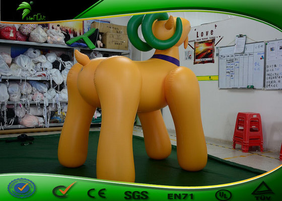 Customized Inflatable Cartoon Characters Goat Model / Shape For Decoration