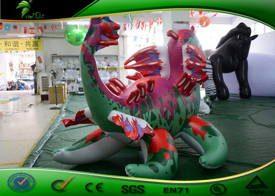 Arrival Inflatable Water Floating Dragon With PVC / 1.5 Meters Tall Inflatable Sea Dragon For Advertising