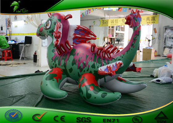 Arrival Inflatable Water Floating Dragon With PVC / 1.5 Meters Tall Inflatable Sea Dragon For Advertising