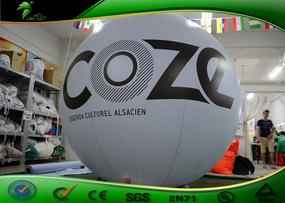 Advertisement Inflatable Helium Balloon Durable Fireproof 0.15mm - 0.18mm PVC