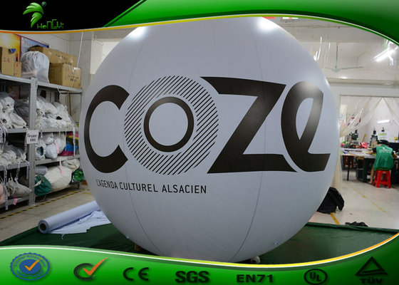 Advertisement Inflatable Helium Balloon Durable Fireproof 0.15mm - 0.18mm PVC