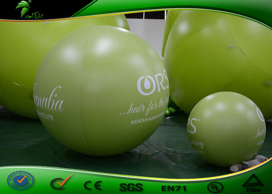 PVC Advertising Inflatable Balloon / Inflatable Sphere Balloon With Logo Print