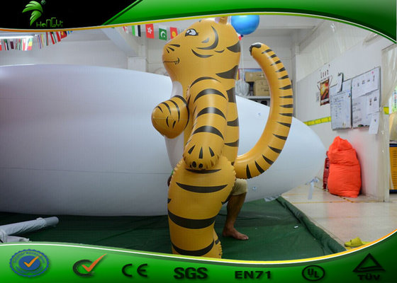 1.5m Tall Inflatable Cartoon Characters Sexy Standing Inflatable Sexy Tiger With SPH