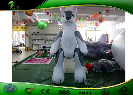 Strong Pvc Tarpaulin Inflatable Cartoon Characters Animal Dog Suit 3 Years Warranty