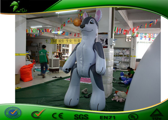 Strong Pvc Tarpaulin Inflatable Cartoon Characters Animal Dog Suit 3 Years Warranty