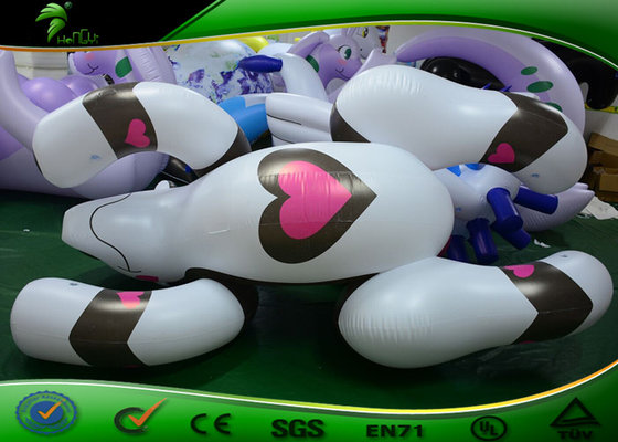 Double Layer Sexy Inflatable Cartoon Characters 3.5m Long Lying Dragon Shaped