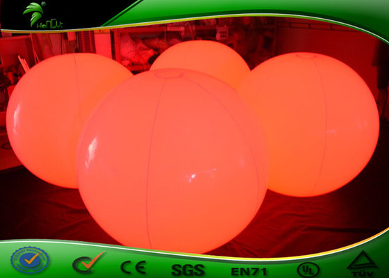 Colorful Advertising Inflatable Lighting Decoration 2m Diameters With Printing