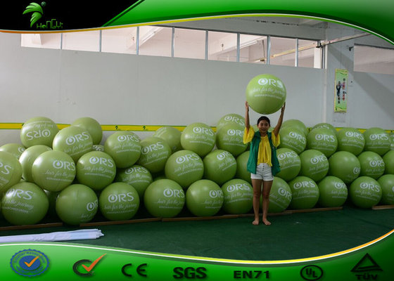 UV Printing Inflatable Advertising Balloons Green Inflatable Helium Balloon
