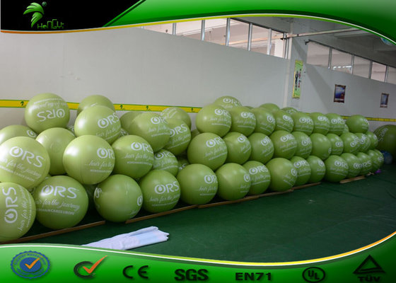 UV Printing Inflatable Advertising Balloons Green Inflatable Helium Balloon