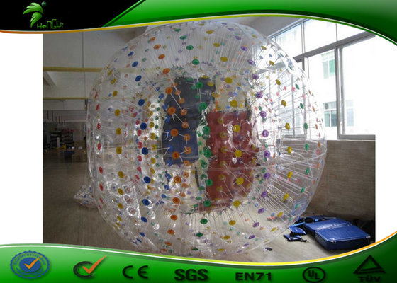 PVC / TPU Inflatable Advertising Balloons Person Inside Water Zorb Ball For Events