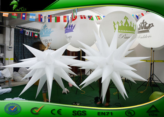 Party Decoration Inflatable Star Shape Model Balloon With LED Lighting ROHS