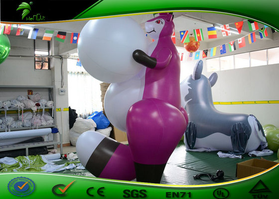 Giant Inflatabe Sexy Fox Animal / Inflatable Sexy Girl Cartoon With Big Breast