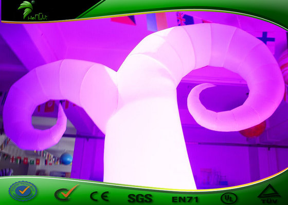 LED Advertising Inflatable Lighting Decoration / Inflatable Air Tube With Air Blower