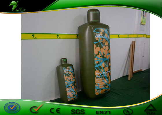 Custom Advertising Giant Inflatable Bottle / Inflatable Model With Full Printing