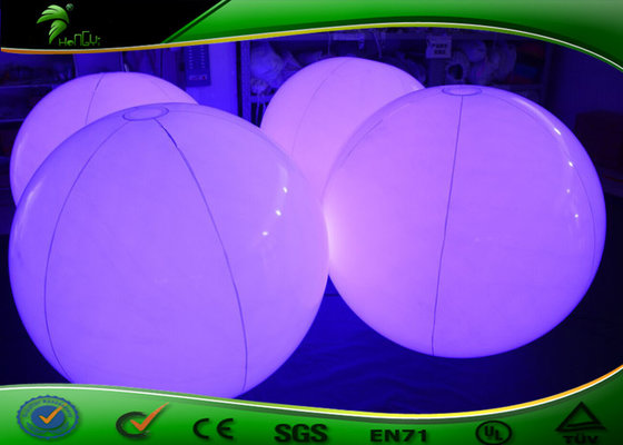 Colorful Decorative Inflatable Lighting Balloon With LED Light Customized Size