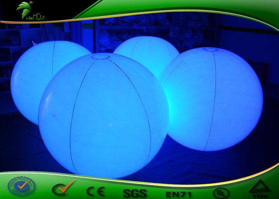 Colorful Decorative Inflatable Lighting Balloon With LED Light Customized Size