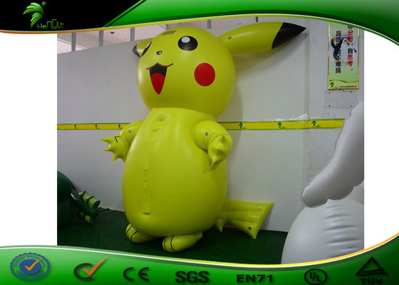 2m Tall Inflatable Cartoon Characters Pikachu Mascot Costume For Promotion