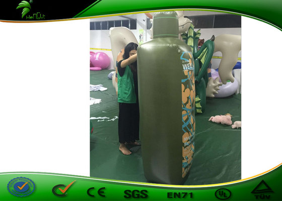 Customized Inflatable Advertising Balloons Bottle Shaped PVC / TPU / Oxford Cloth