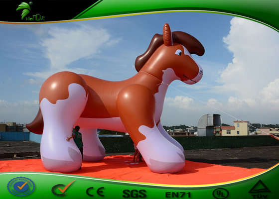Giant Brown Horse Inflatable Cartoon Characters Pony Cartoon Toys Customized