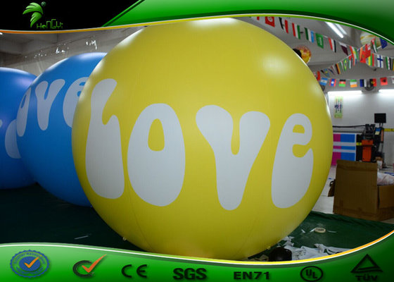 Environmentally Friendly Inflatable Advertising Balloons With Logo Printing SGS