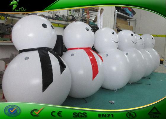 1M High Inflatable Holiday Decorations Christams Outdoor PVC Snowman Decoration Light