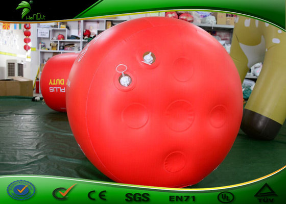 Custom 1.5M Tall Inflatable Shapes , Red Battery PVC Model For Advertising