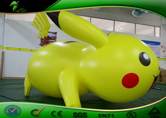 Fire Retardant Yellow Inflatable Party Animals Pokemon Cartoon For Rental